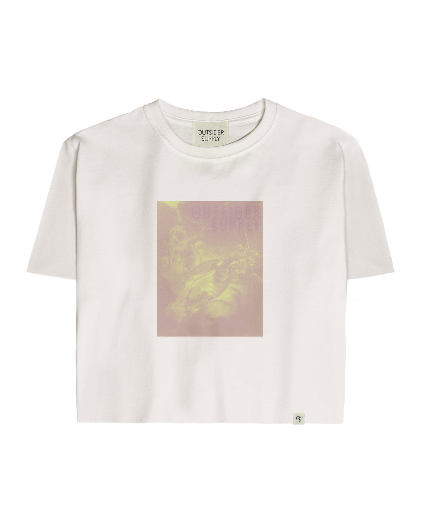Putti in Clouds Crop Tee