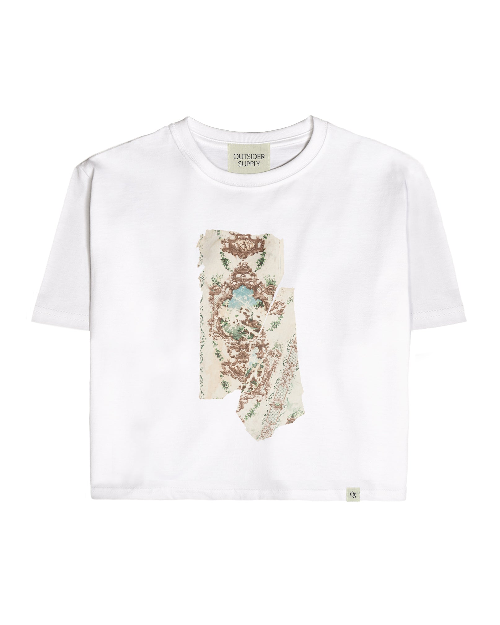 Tile Break Crop Tee